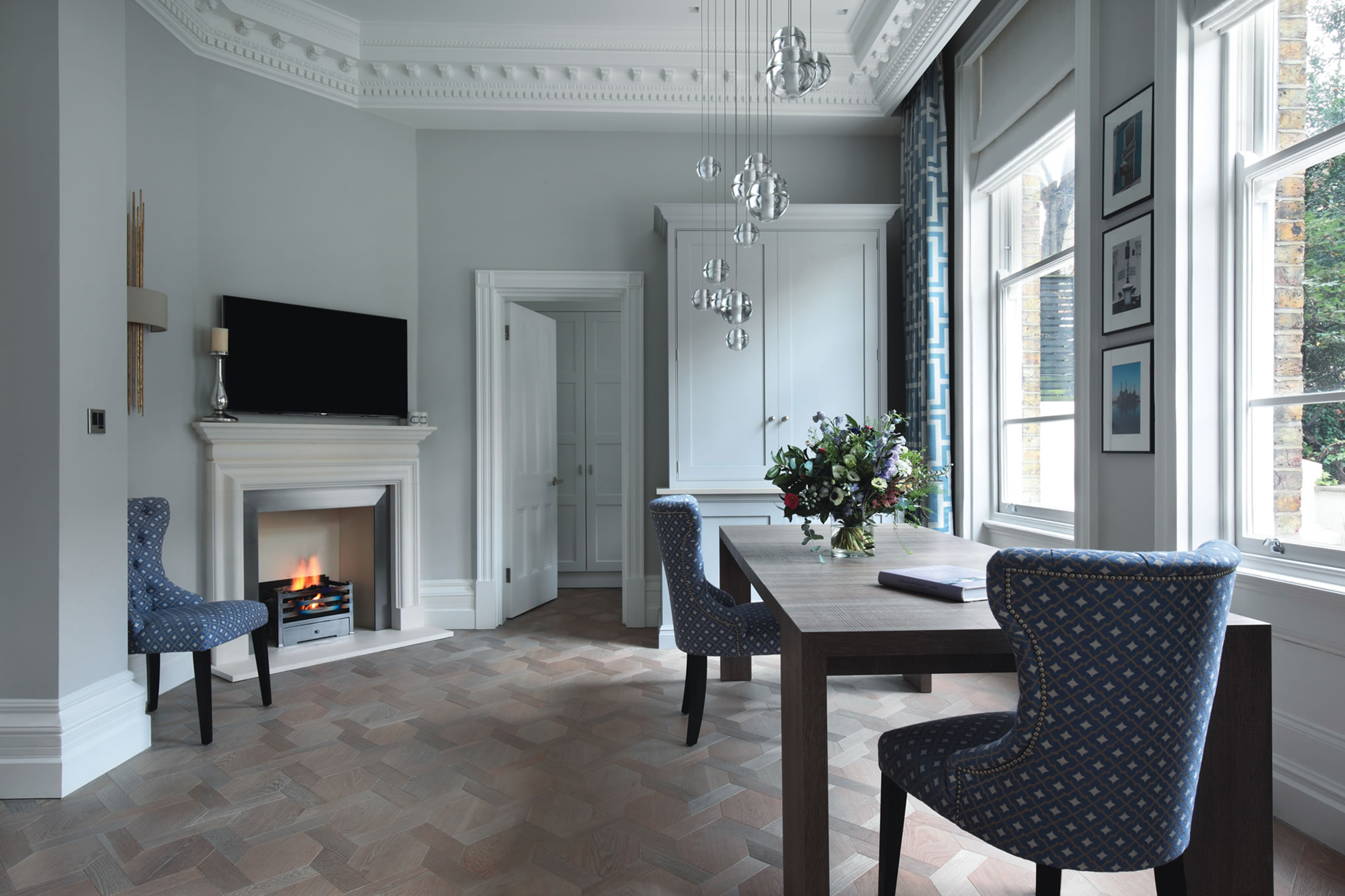 Ash Grey Oak Mansion Weave Parquet | Element7